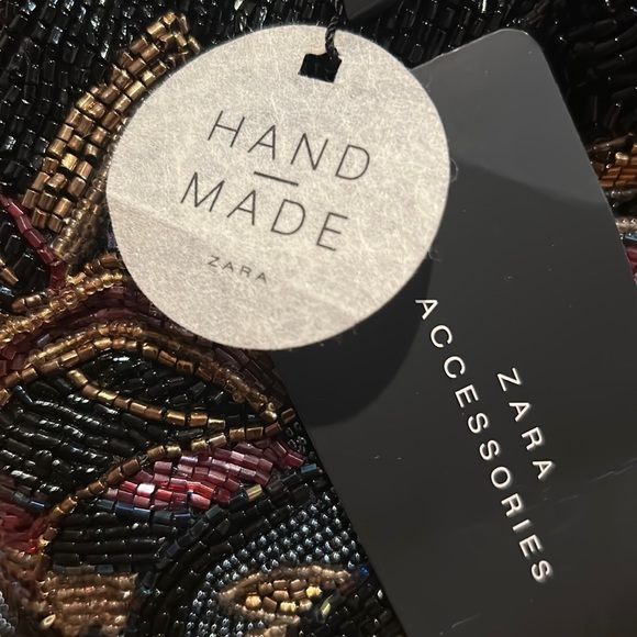 Zara | Bags | Zara Handmade Beaded Dolly Crossbody Bag | Poshmark